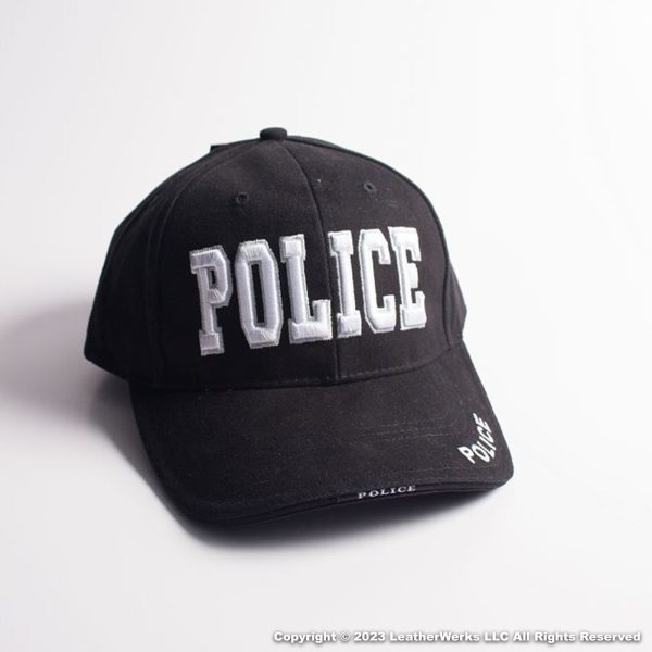Police Cap Black - Classic Style for Any Occasion