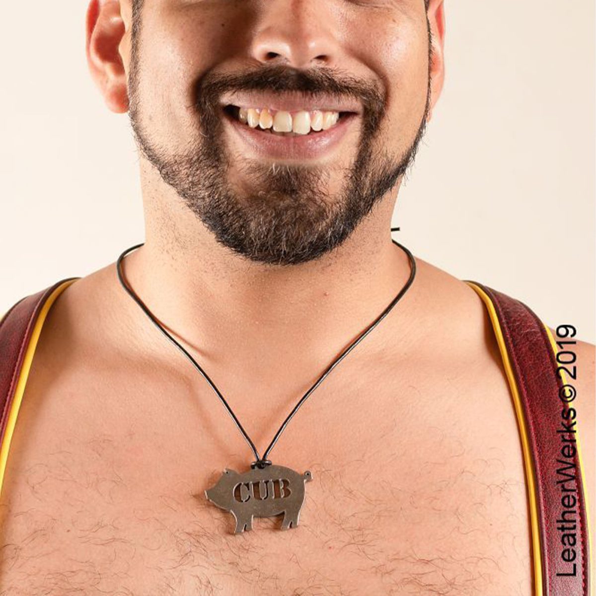 Cockeye Kink Cub Pig Tag - Edgy & Fun Accessory