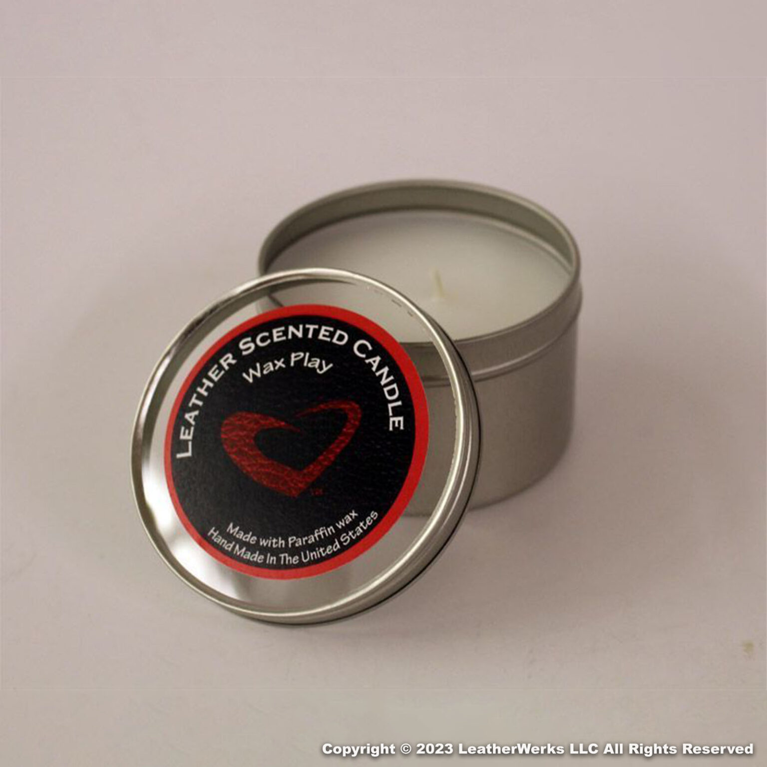 Leather Scent Wax Play Candle for Sensory Experiences