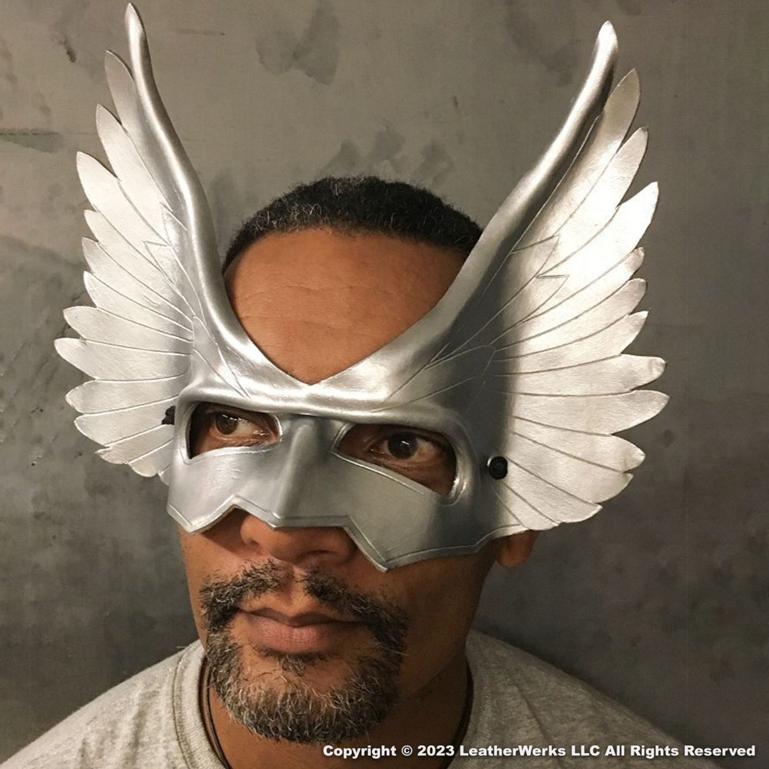 Archangel Mask Silver – LeatherWerks