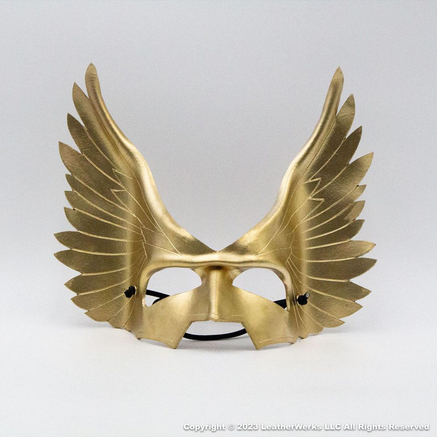 Gold Archangel Mask | Masquerade