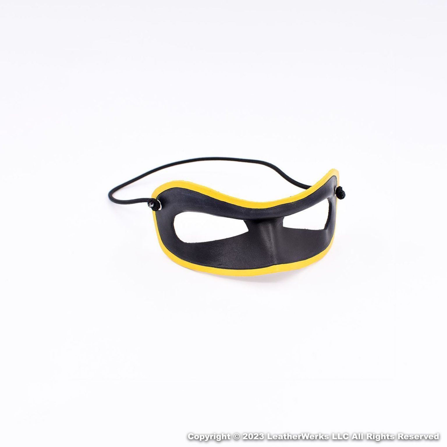 Banded Hero Mask in Yellow | Masquerade