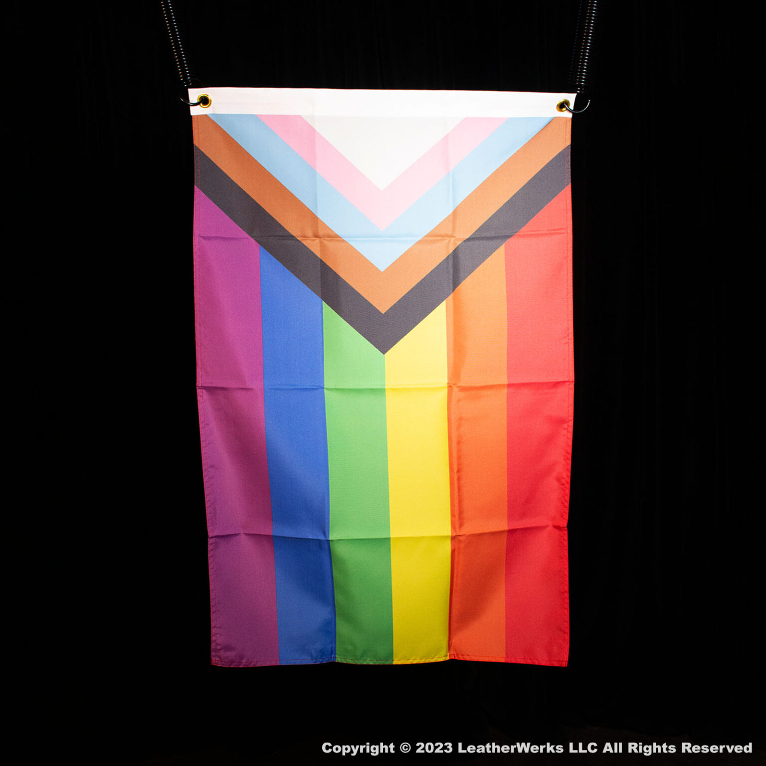 Progress Rainbow Pride Flag - Celebrate Diversity with Pride