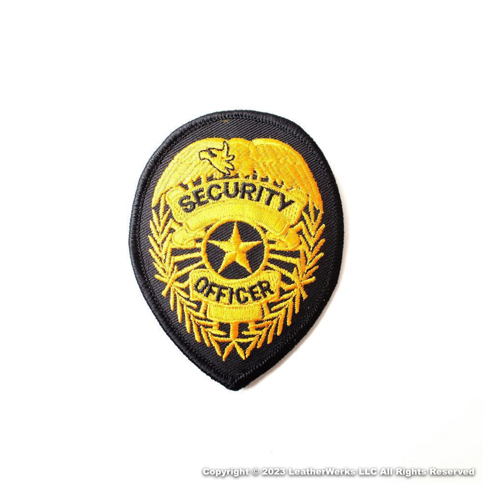 Gold Security Patch - LeatherWerks