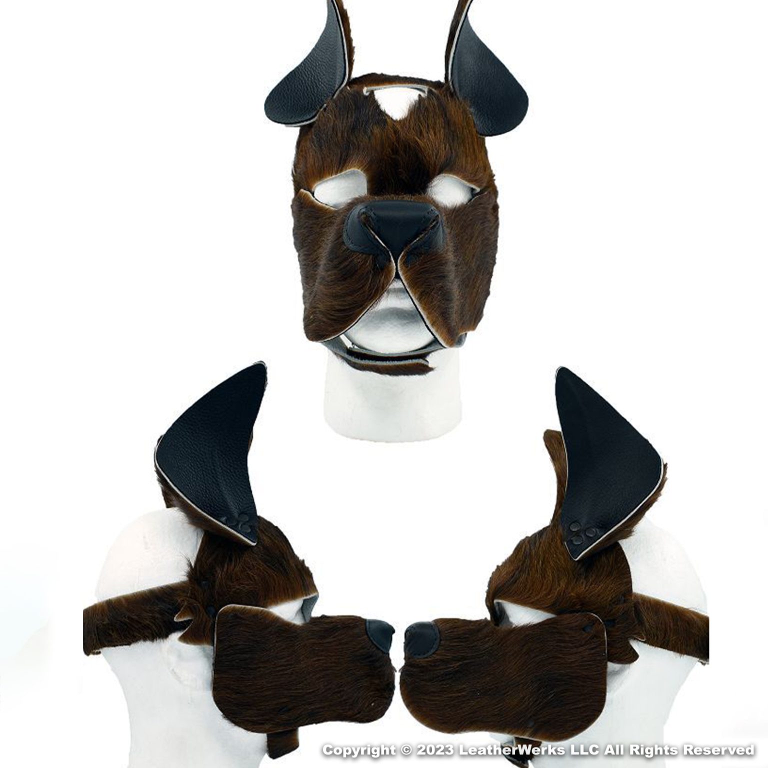 Hairy Puppy Mask 49 - Playful Accessory for Pet Lovers