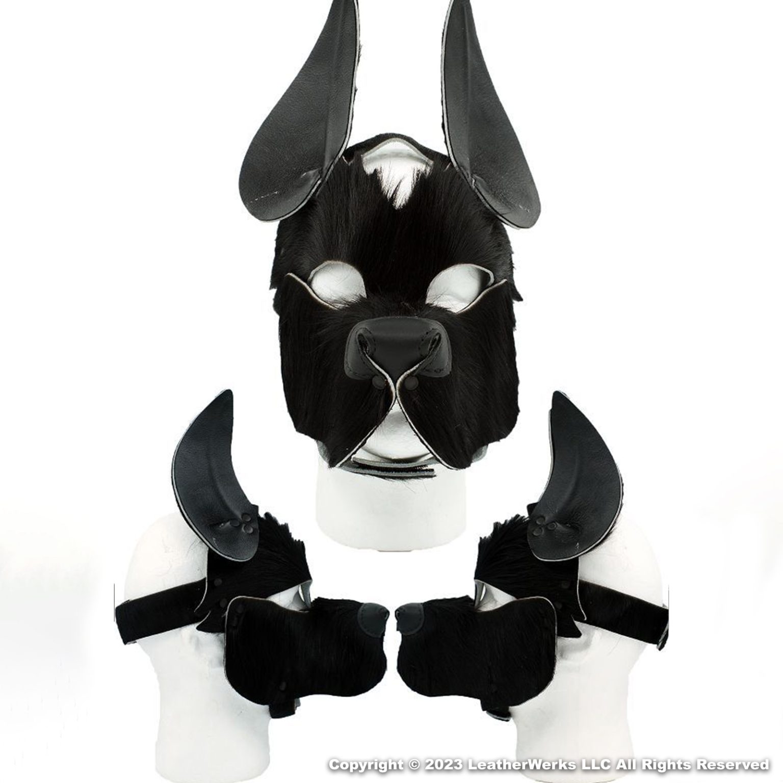 Hairy Puppy Mask Black – LeatherWerks