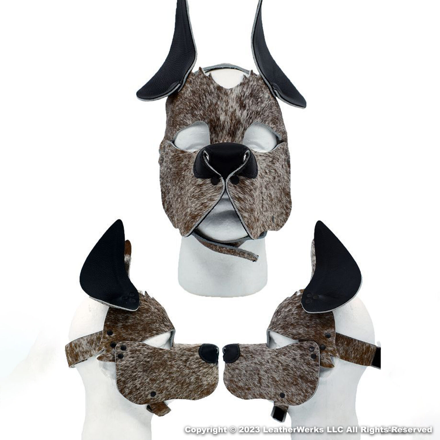 Hairy Puppy Mask 06 for Playful and Eye-Catching Design