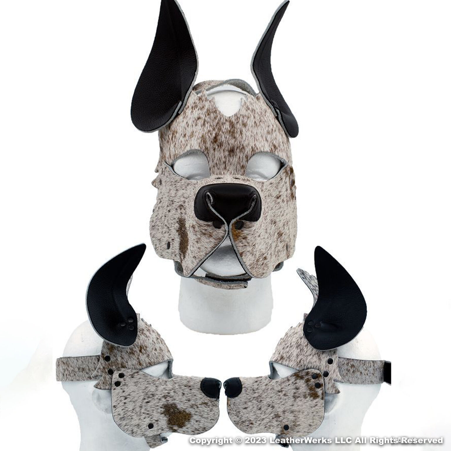 Hairy Puppy Mask 09 for Playful and Eye-Catching Design