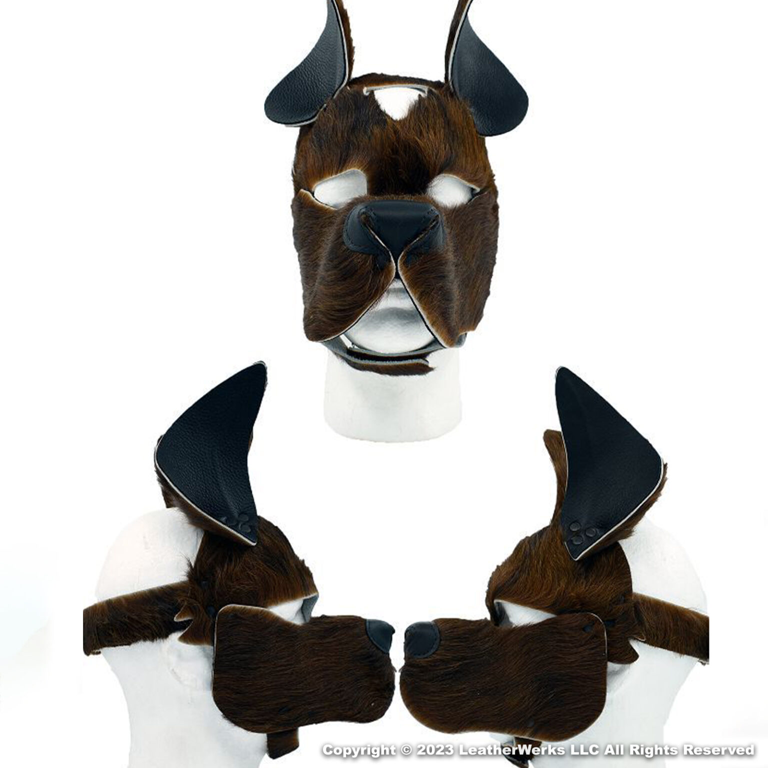 Hairy Puppy Mask 49 - Playful Accessory for Pet Lovers